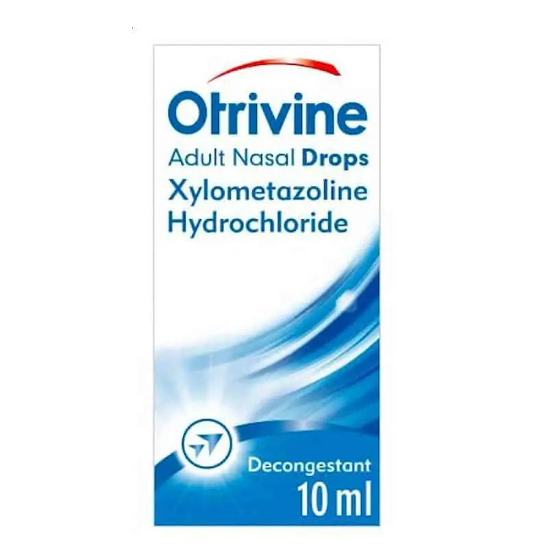 Otrivine Adult Nasal Drops – 10ml – Pharmacy Service
