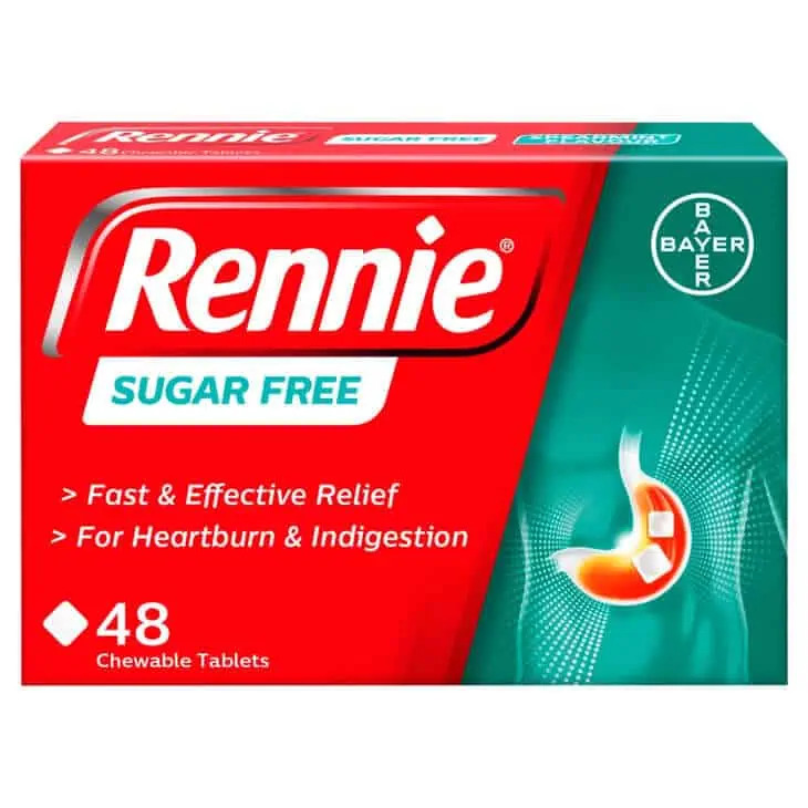 Rennie Sugar Free Tablets – 48 – Pharmacy Service